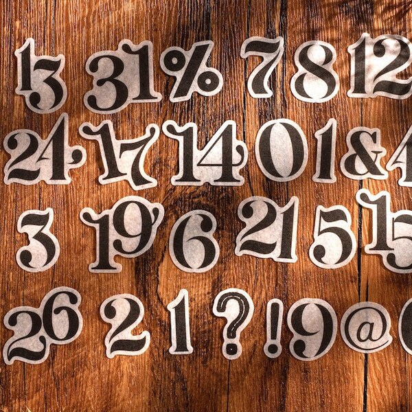 Number 2 Stickers - Etsy