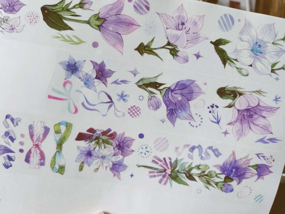 Vinyl Stickers Pack Flowers Laptop Stickers Scrapbooking - Etsy