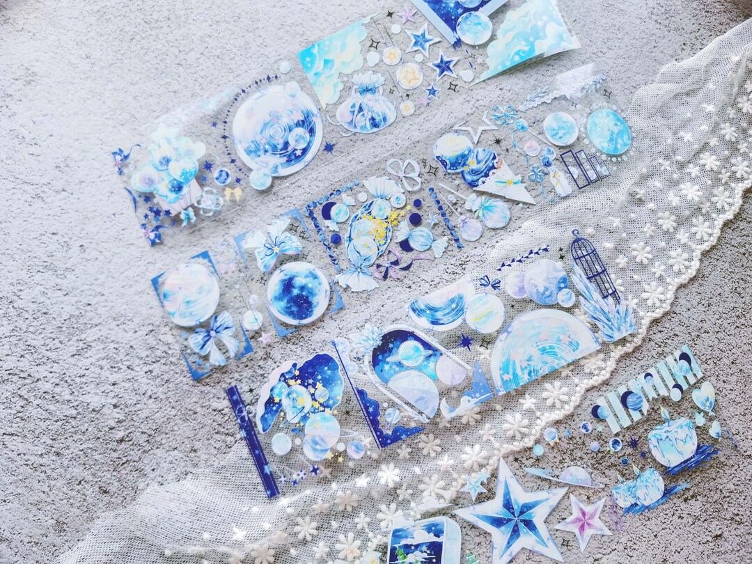 Celestial Star PET Tape Stickers, Scrapbooking, Journaling （JG-07） - Etsy