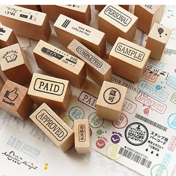 Mini Rubber Stamp - Etsy