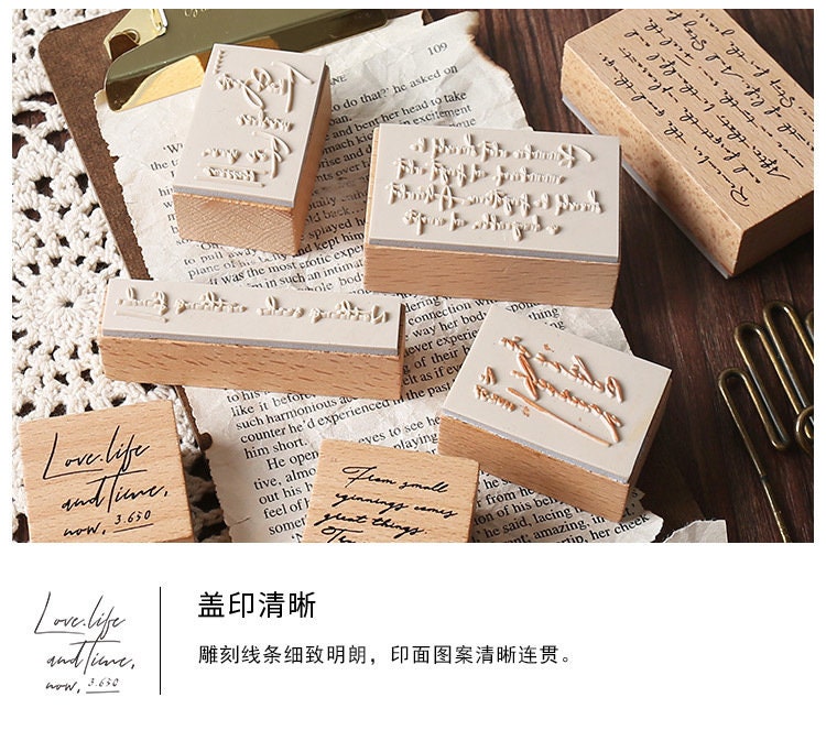 8pcs/set Rubber Stamps Rubber Stamps Vintage Rubber Stamp - Etsy