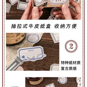 45pcs Assorted Mini Label Collage Kit Special Paper - Etsy