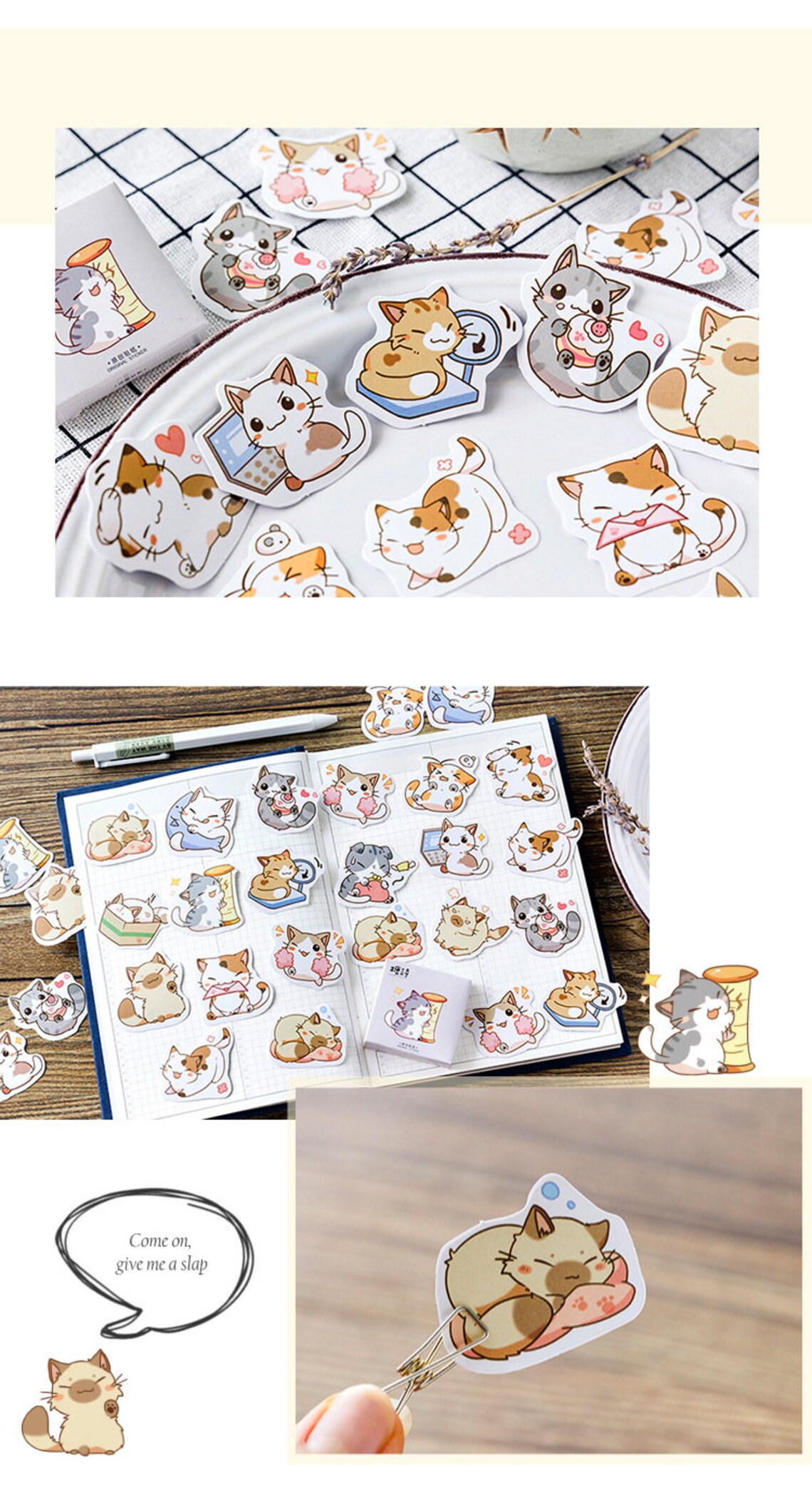 45pcs Stickers for Journal Cute Cat Stickers Animal Sticker - Etsy
