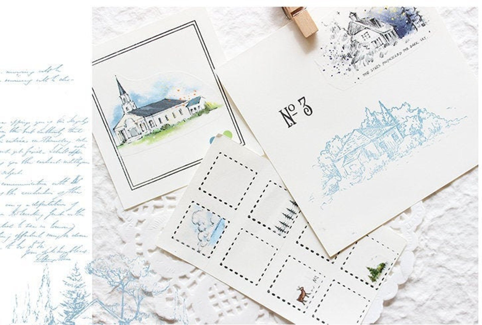 Clear Stamps Clear Stamp Set Rubber Stamps Rubber Stamp | Etsy