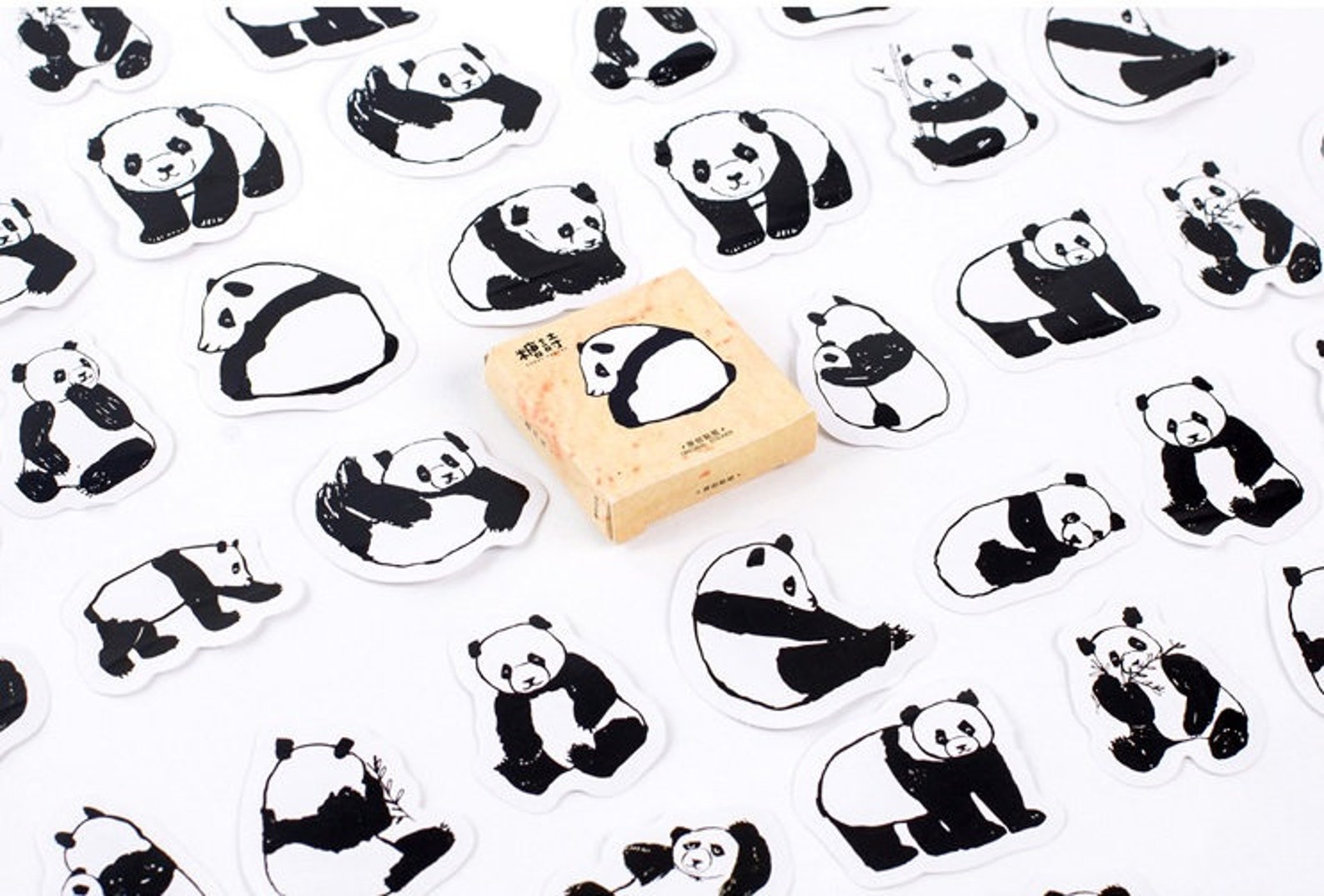 45pcs Panda Stickers for Journallovely Black Bear Cute - Etsy