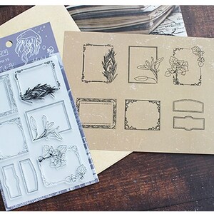 Clear Stamps Clear Stamp Set Rubber Stamps Rubber Stamp - Etsy