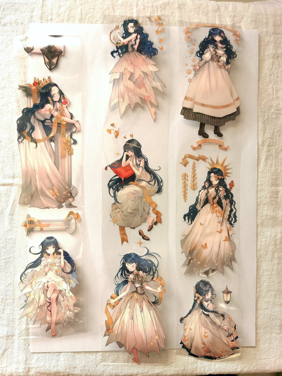 Egypt Girl PET Tape, Clear Tape, Kawaii Stickers, Junk Journal Kit for ...