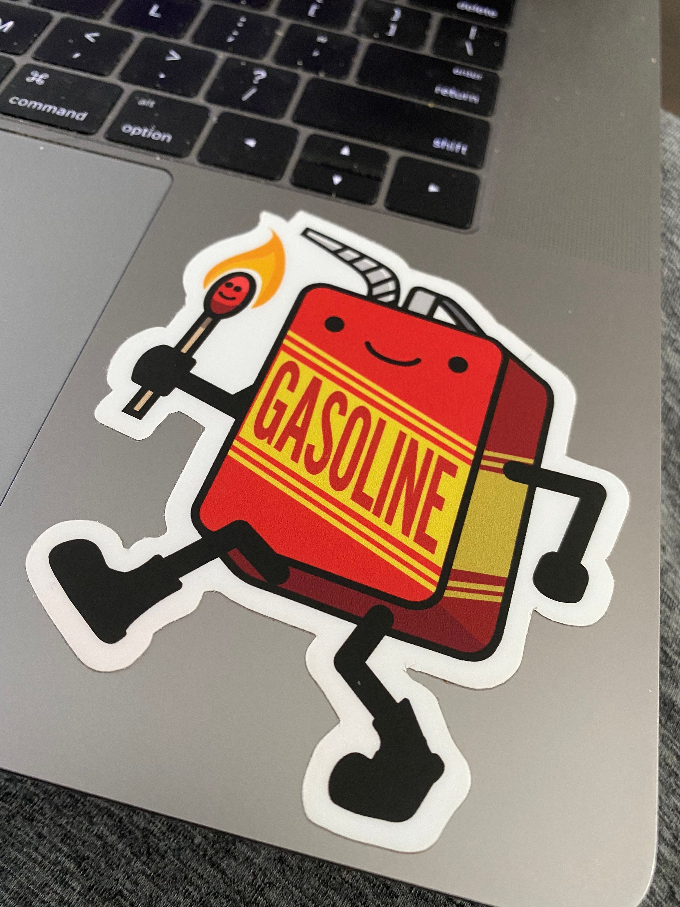Gas Can Sticker Little Troublemaker Car Sticker Laptop Sticker Water ...