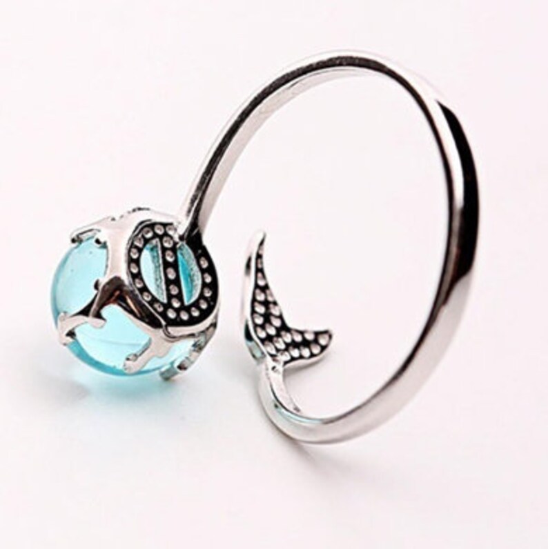 Crystal Opening Ring925 Silver Ringopening Adjustable - Etsy