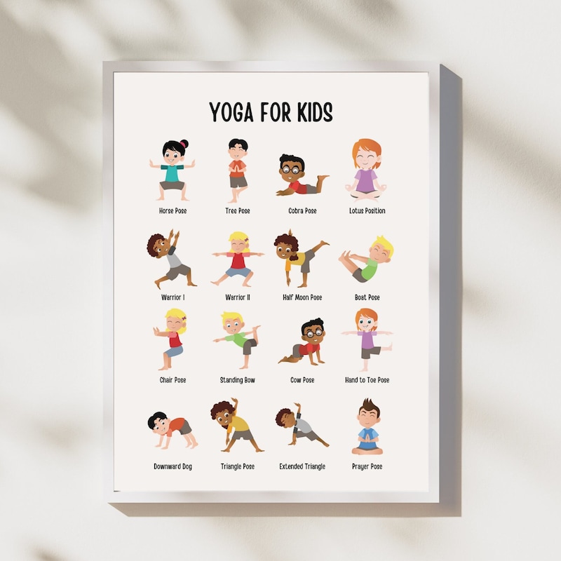 Yoga Poster - Etsy