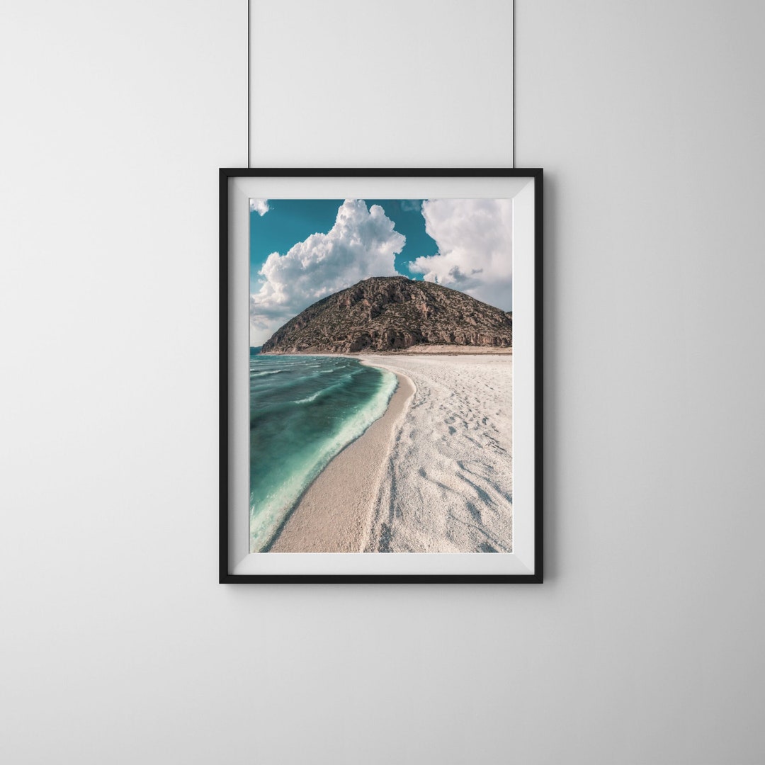 Tropical Beach Print: Ocean View, Coastal Wall Art (digital Download ...