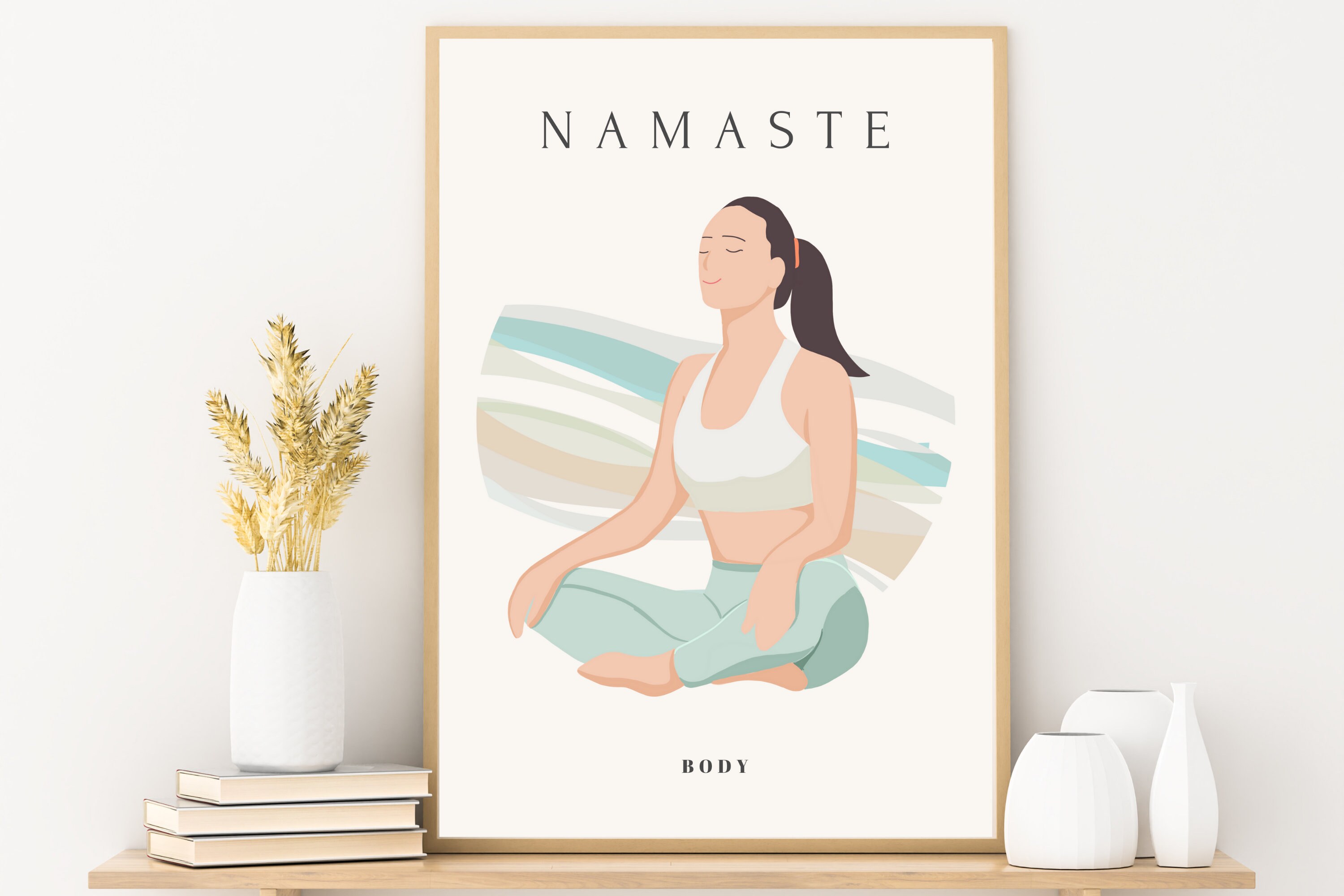 Yoga Pose Art Print Set, Asana Line Art (digital Download) - Etsy