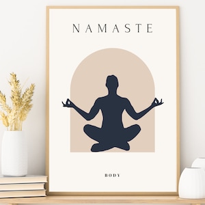 Yoga Wall Decor, Yoga Poster, Set of 3 Printable Poster, Yoga Pose ...