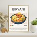 Biryani Poster: Indian Food Retro Kitchen Art (digital Download) - Etsy