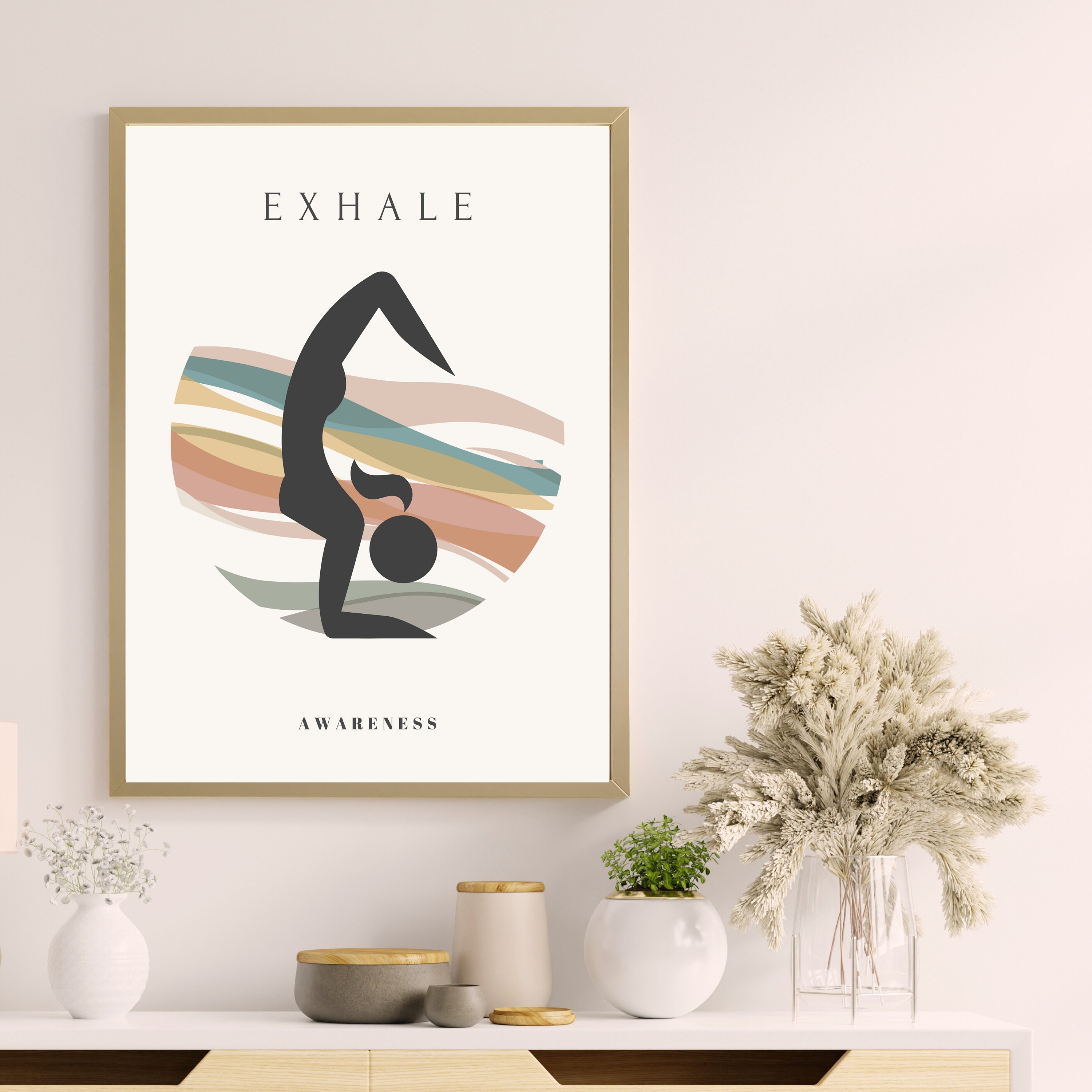 Yoga Wall Decor, Yoga Poster, Set of 3 Printable Poster, Yoga Pose ...
