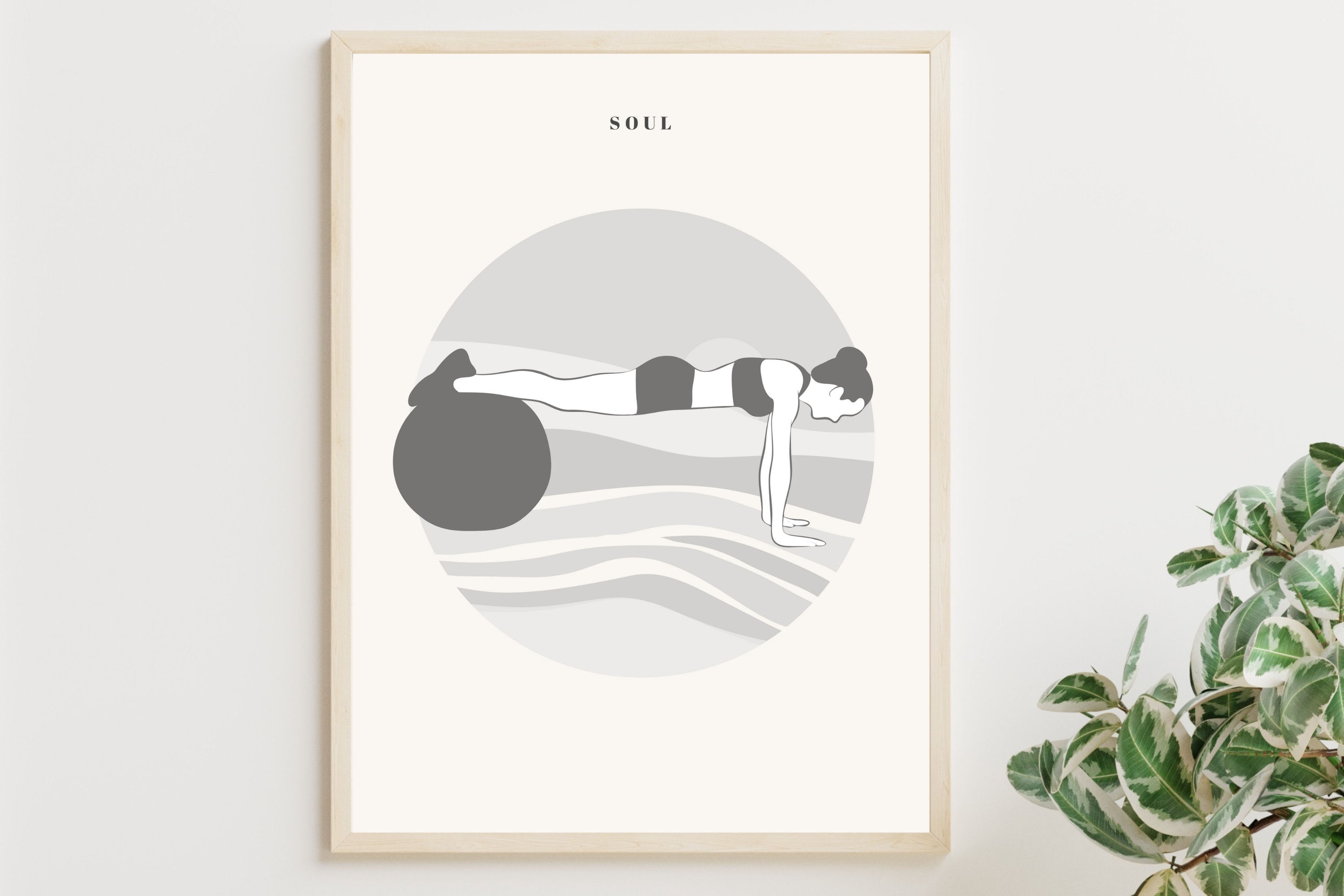 Set of 3 Pilates Poster, Pilates Wall Decor, Pilates Art Print, Pilates ...