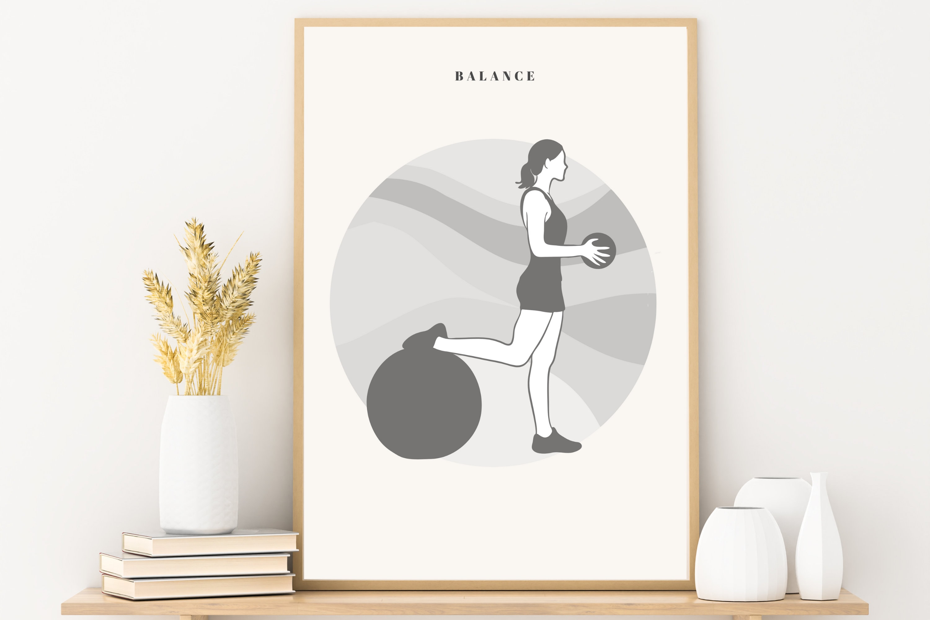 Set of 3 Pilates Poster, Pilates Wall Decor, Pilates Art Print, Pilates ...