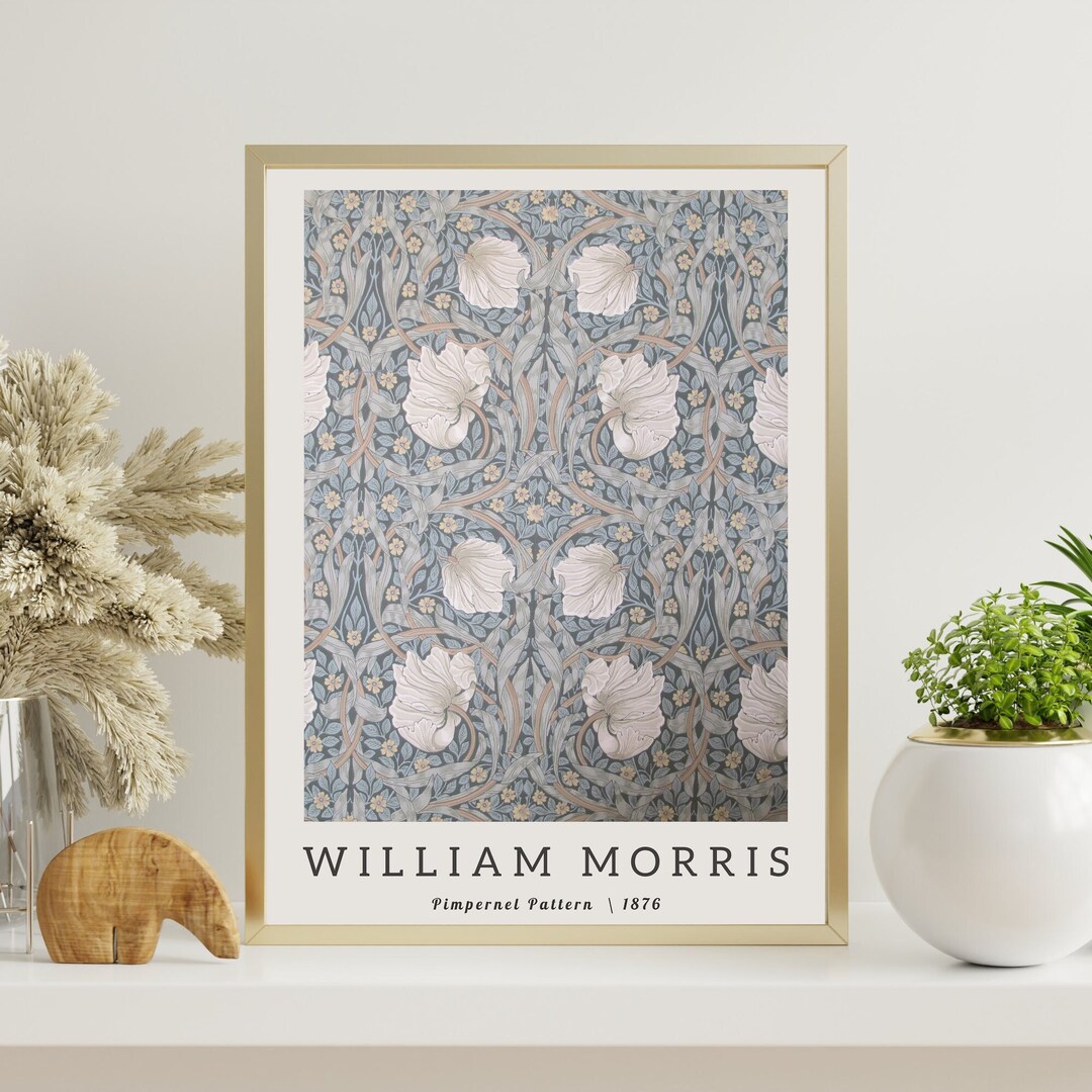 William Morris, William Morris Art Print, Vintage Poster, William ...
