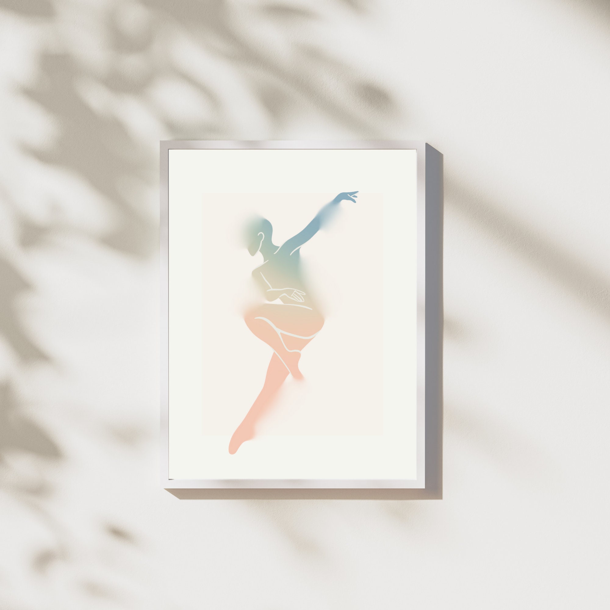 Floral Dancers Printable, Set of 12 Ballerina Printables, Dancer Wall ...