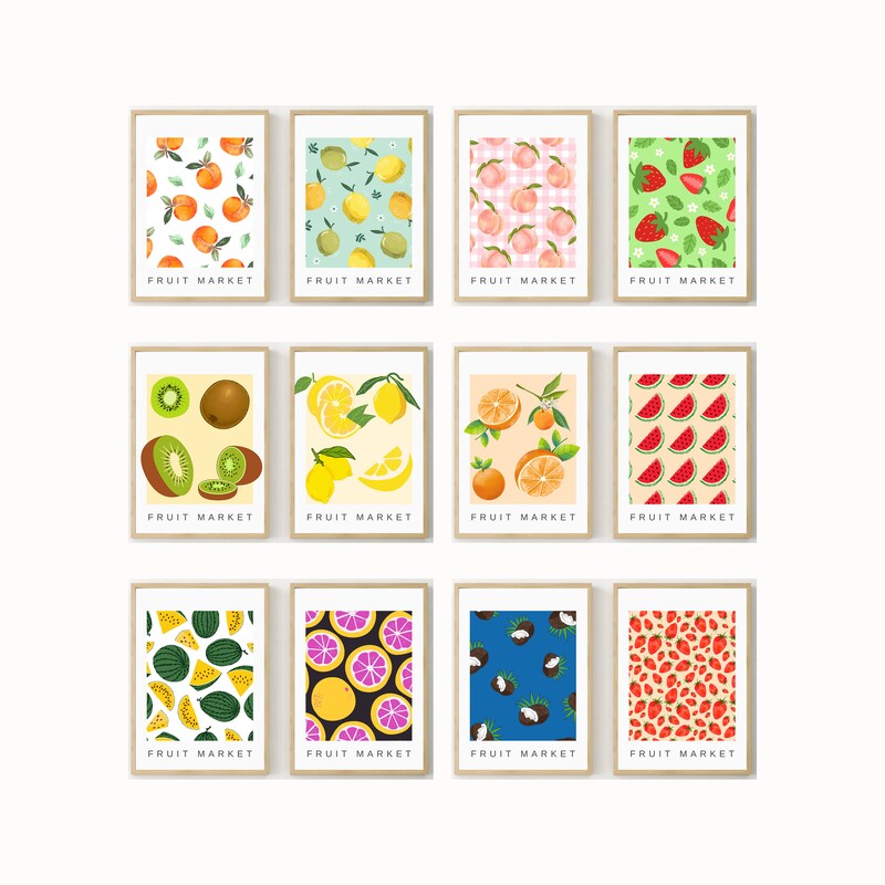 Fruit Poster - Etsy