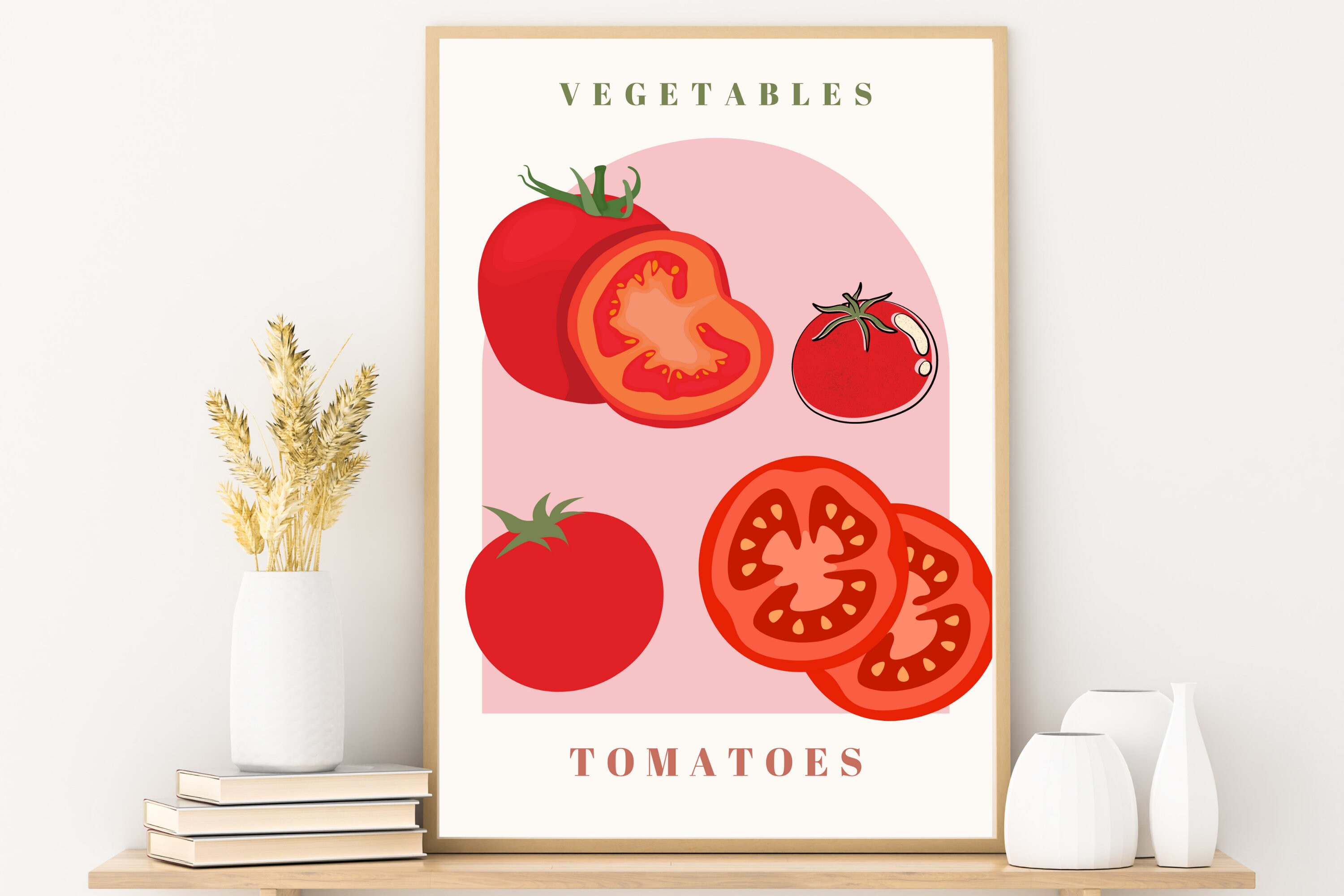Kitchen Printable Wall Art, Vegetables Poster Set of 3, Vegetables ...