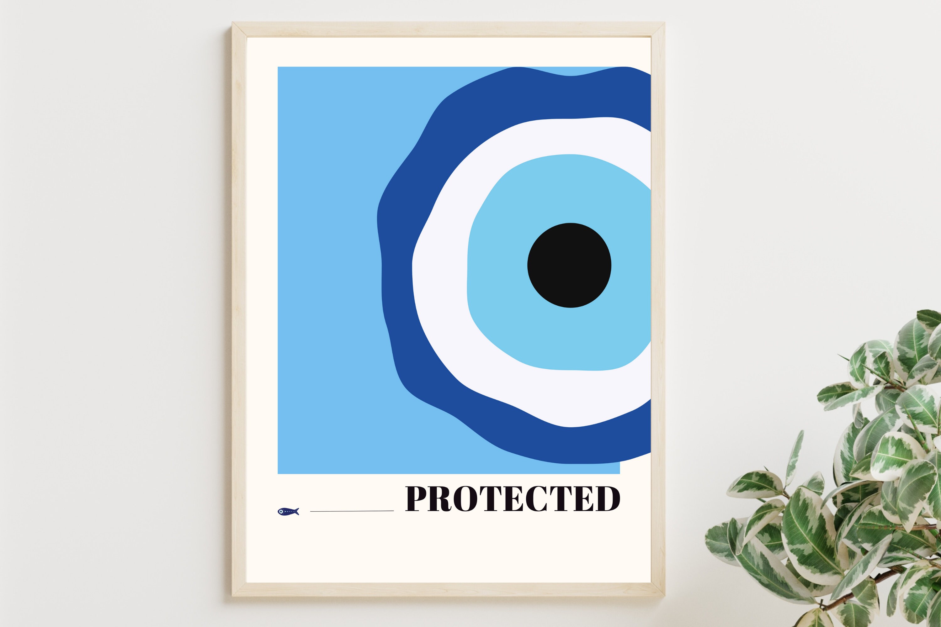 Evil Eye Protection Poster Set, Bauhaus Style (digital Download) - Etsy