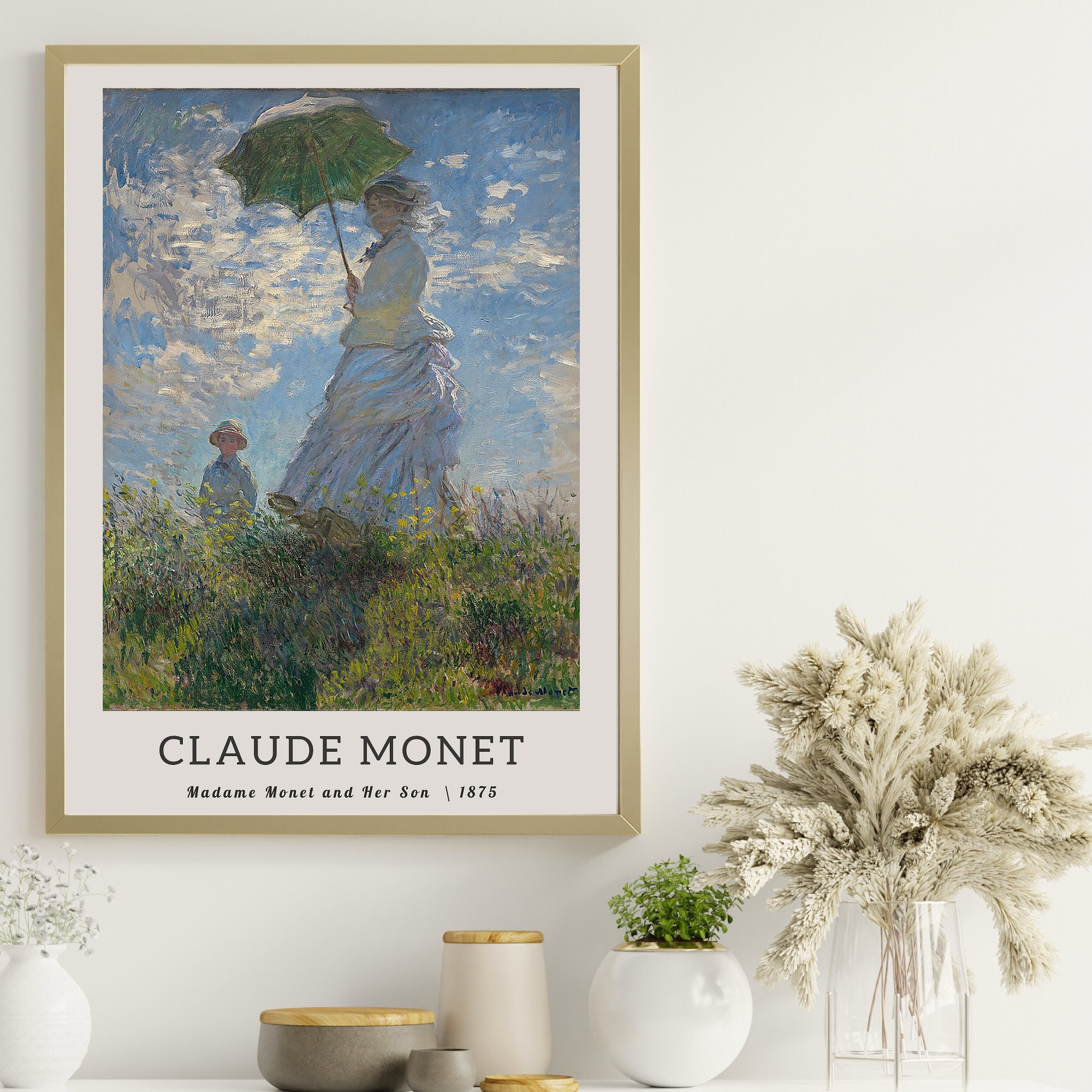 Claude Monet Art Print, Vintage Poster, Monet Digital Print,monet Wall ...