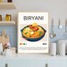 Biryani Poster: Indian Food Retro Kitchen Art (digital Download) - Etsy