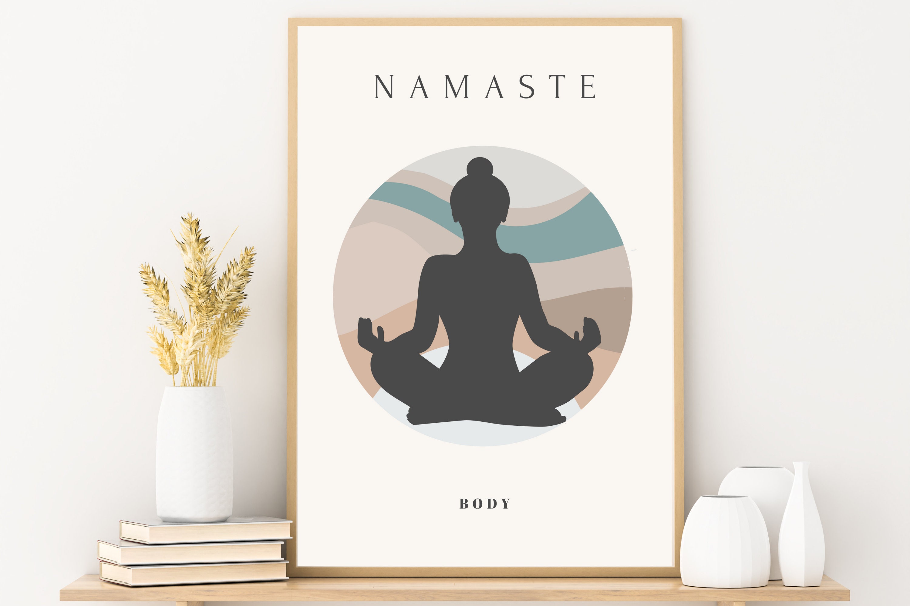 Yoga Wall Decor, Yoga Poster, Set of 3 Printable Poster, Yoga Pose ...