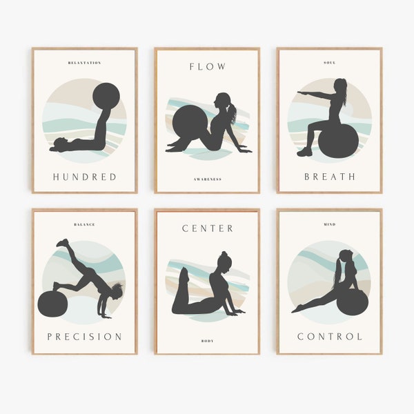 Pilates Poster - Etsy