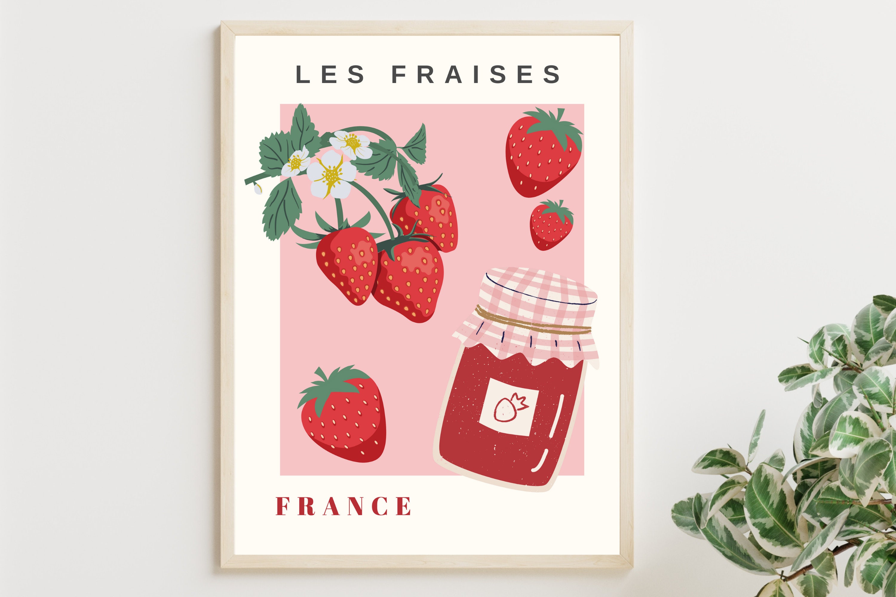 Fruit Jam Poster Set of 3, Kitchen Printable Wall Art (PDF Files) - Etsy