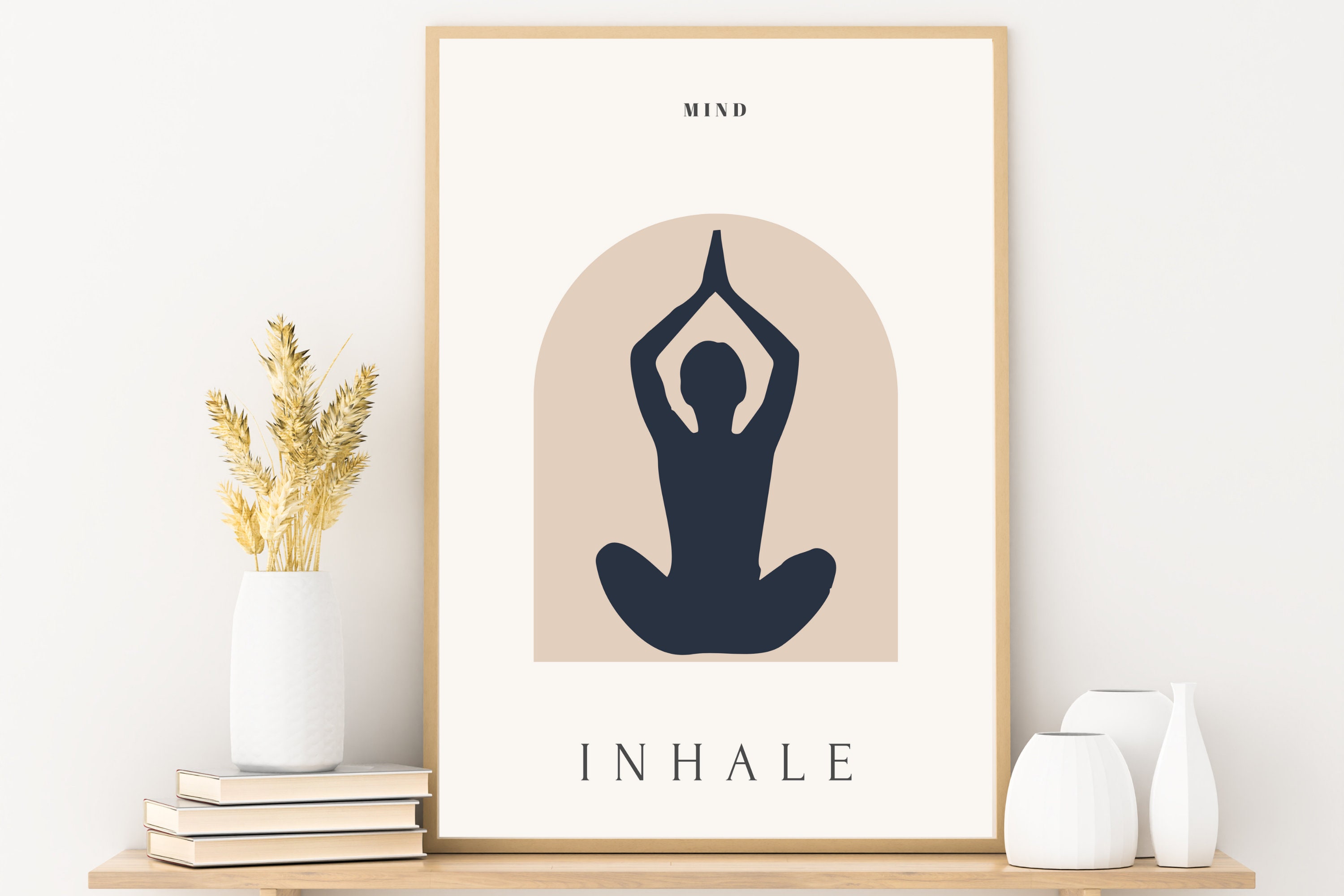 Yoga Wall Decor, Yoga Poster, Set of 3 Printable Poster, Yoga Pose ...