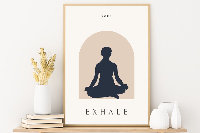 Yoga Wall Decor, Yoga Poster, Set of 3 Printable Poster, Yoga Pose ...