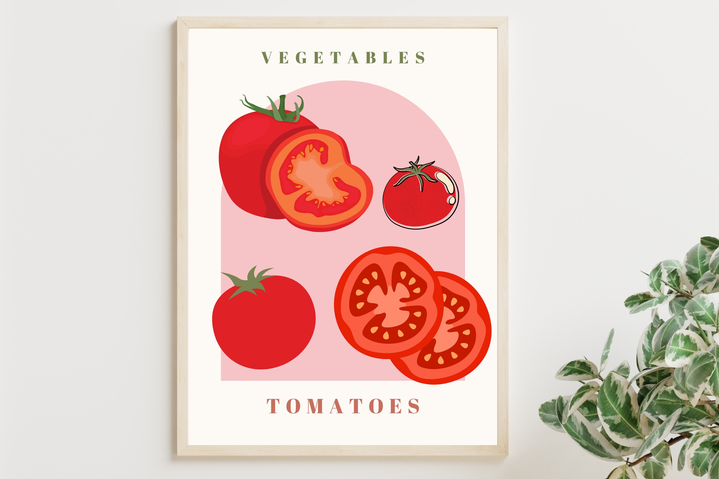 Kitchen Printable Wall Art, Vegetables Poster Set of 3, Vegetables ...