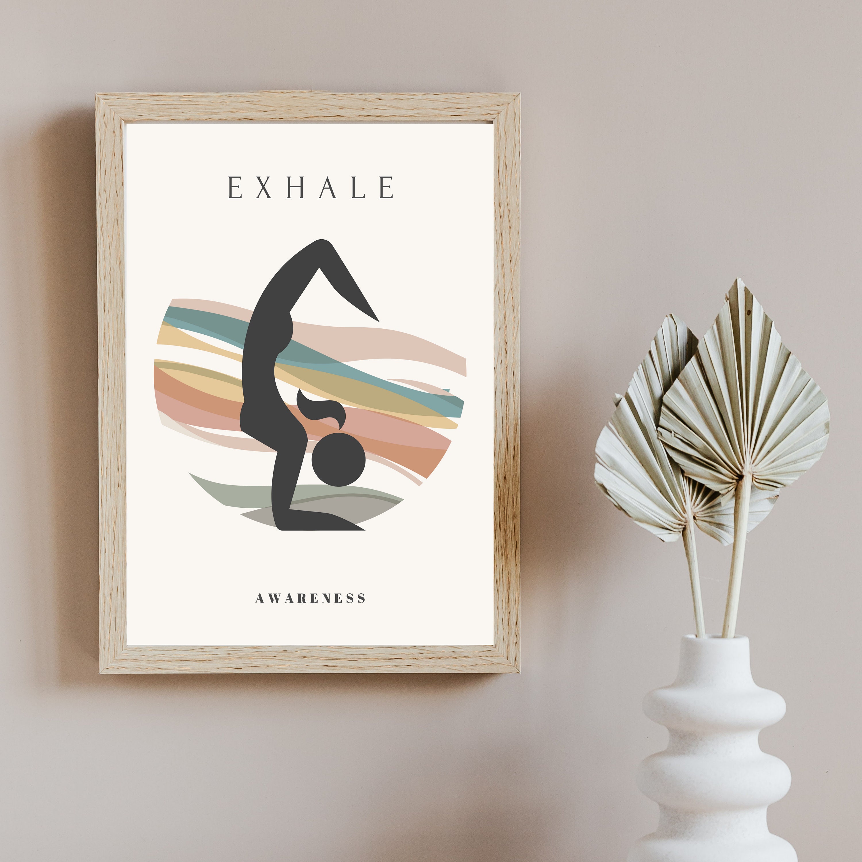 Yoga Wall Decor, Yoga Poster, Set of 3 Printable Poster, Yoga Pose ...