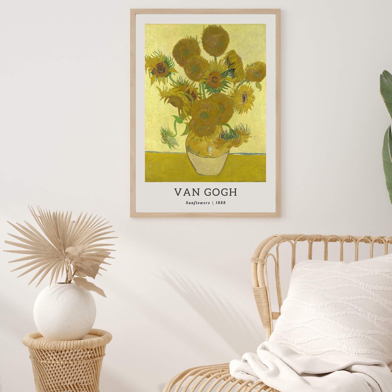 Vincent Van Gogh, Sunflowers, Vintage Painting, Van Gogh Art Print ...