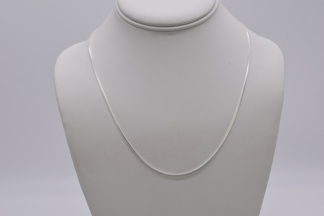 Sterling Silver 2mm Snake Chain Necklace - Available in 18, 20, 22, 24 ...