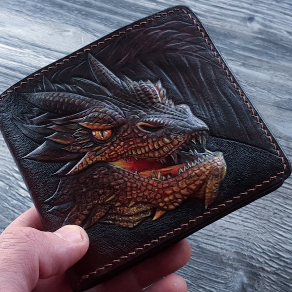 Dragon Wallet - Etsy
