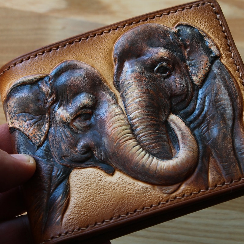 Elephant Wallet - Etsy