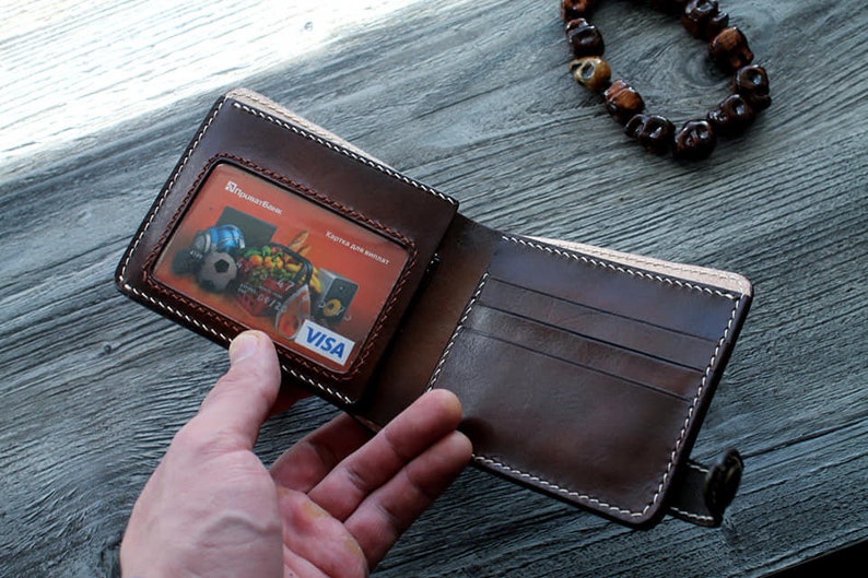 Leather Wallet Cat Wallet Hand-tooled Wallet Custom Cat - Etsy