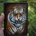 Leather Wallet, Tiger Wallet, Hand-tooled Leather Wallet, Passport ...
