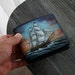 Ship Wallet. Hand-tooled Leather Ship Wallet Sailboat Wallet - Etsy