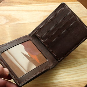 Leather Wallet, Wolf Wallet, Men's Wallet, Hand-tooled Leather Wallet ...