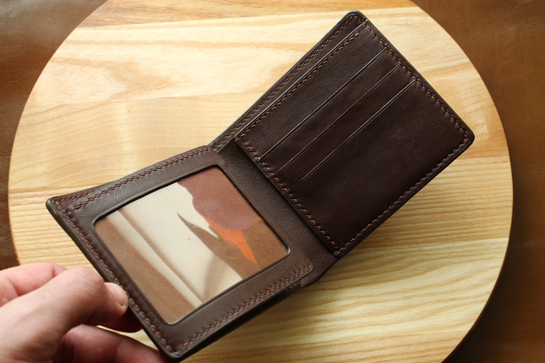 Leather Wallet Wolf Wallet Men's Wallet Hand-tooled - Etsy