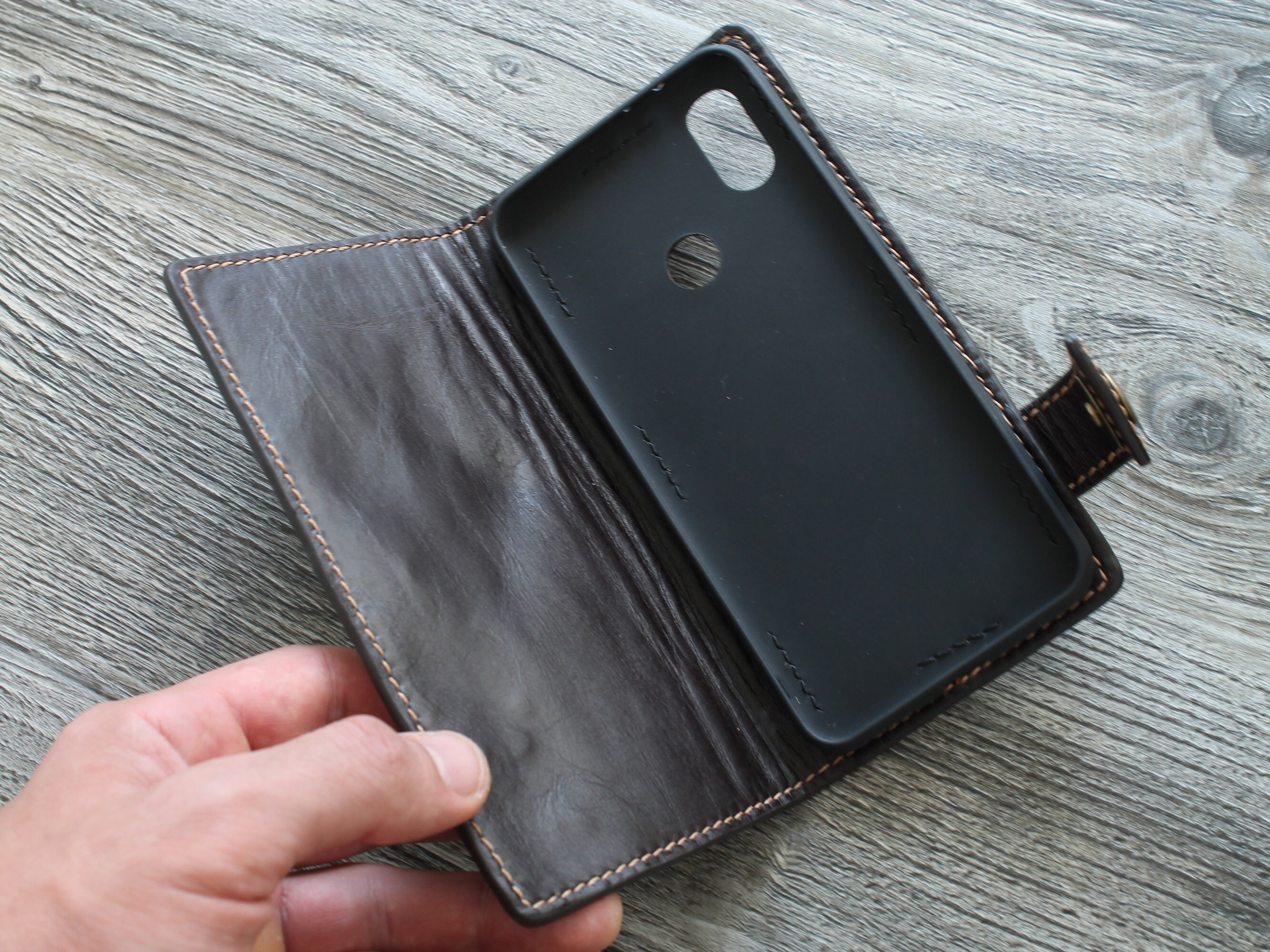 Skull Phone Case Hand-tooled Phone Case Personalised Leather | Etsy