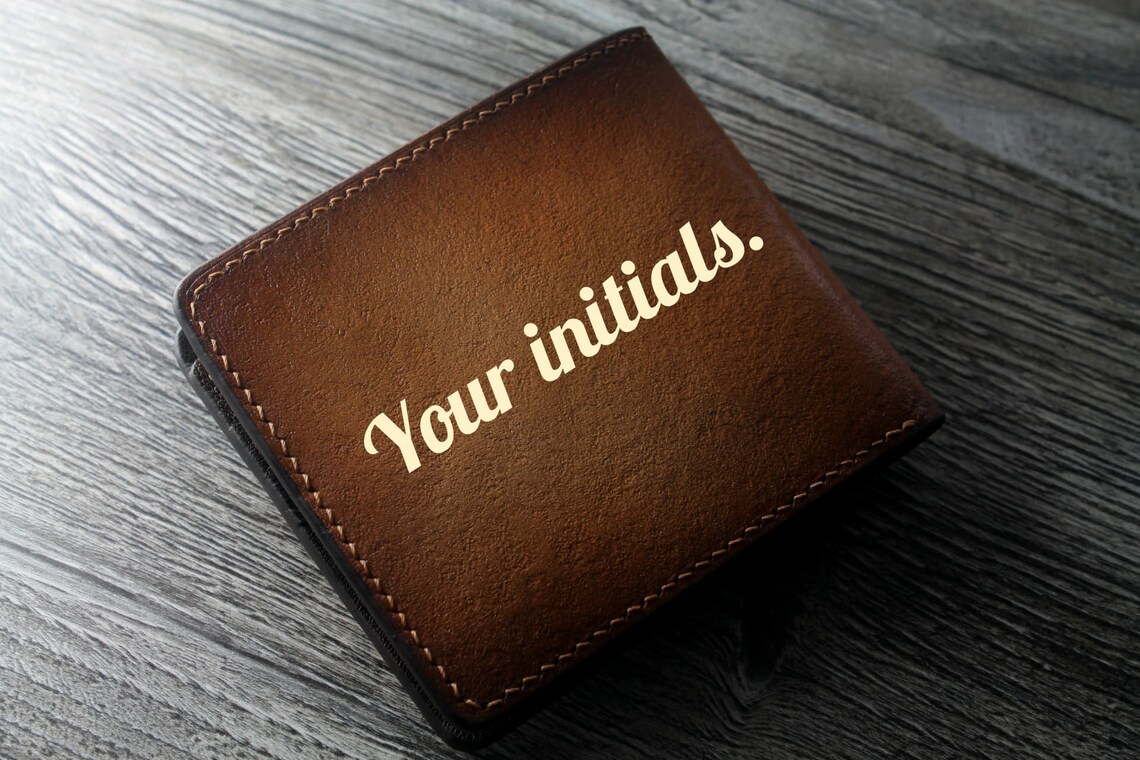 Leather Wallet Wolf Wallet Men's Wallet Hand-tooled - Etsy