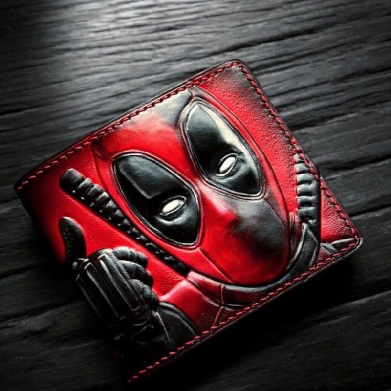 Deadpool Wallet - Etsy