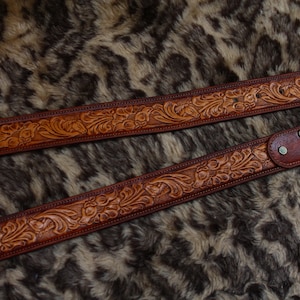 Custom Tooled Leather Western Belt: Personalized Cowboy Belt - Etsy