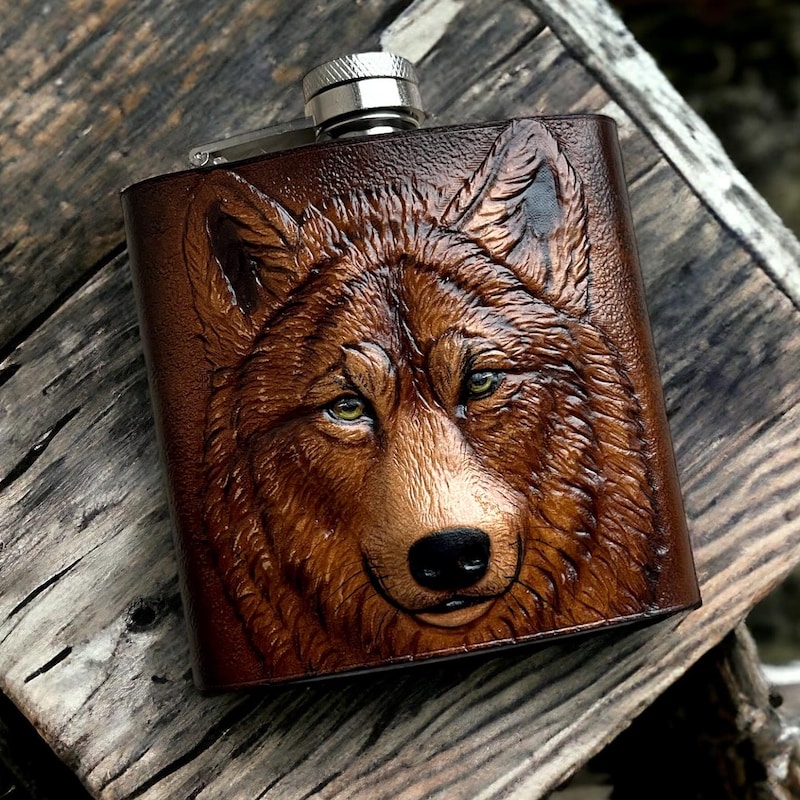 Hunting Flask - Etsy