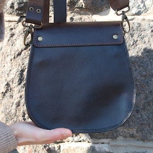 Fox Bag, Hand Tooled Women's Crossbody Bag, Leather Crossbody Bag With ...